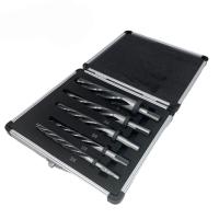 China Industrial 5-Piece Spiral Flute Construction Reamer Set | HSS Steel Alignment Tool for sale