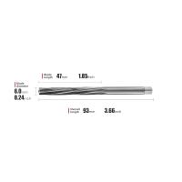 China Industrial H7 Spiral Flute Hand Reamer | XRTOOLS HSS Interrupted Hole Finisher for sale