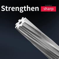 China Industrial H7 Spiral Flute Hand Reamer | XRTOOLS HSS Interrupted Hole Finisher for sale