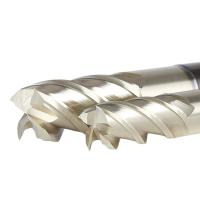 China Professional Gold TiN 4F End Mill | Thermal Armor High-Speed Steel Tooling for sale
