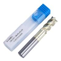 China Professional Gold TiN 4F End Mill | Thermal Armor High-Speed Steel Tooling for sale