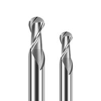 China Industrial O-Flute Spherical Milling Cutter | Bright Finish Plastics Carving Tool for sale