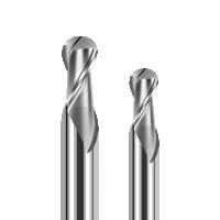 China Industrial O-Flute Spherical Milling Cutter | Bright Finish Plastics Carving Tool for sale