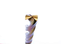 China DIN338 Straight Shank Fully ground drill bit Amber finished,M35 Twist Drill Bits for Hard Metal, Stainless for sale