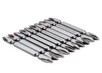China Phillips type double heads bit 65MM*PH2 S2 steel Long type phillips screwdriver bits for sale