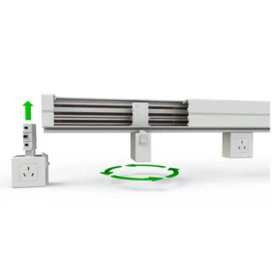China Ohory Surface Mounted Lighting Busway IP54 Aluminum 220V-440V Indoor Power Distribution System for sale