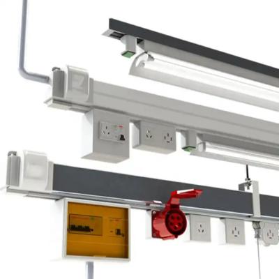 China Ohory Aluminum Lighting Busbar Trunking System 25A-40A Rated Current 110V-240V IP54 Protection for sale