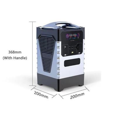 China Ohory 1500W Portable Power Station with 368x200x200mm Size and 110V/220V AC Output for Outdoor Emergency Power for sale