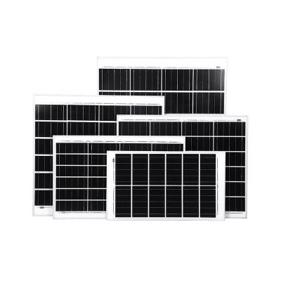 China 40W-90W Monocrystalline Solar Panel 6V/18V with 670×425mm Dimensions and 15-25 Year Warranty for sale