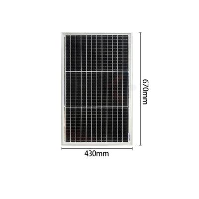 China Ohory Portable Monocrystalline Solar Panel 21% Efficiency 670×430×25mm with 18.2V Output for Energy Storage for sale