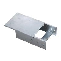 China Pre-Galvanized Stainless Steel Cable Tray Ventilated Trough 50mm Width with 0.8-3.0mm Thickness and 100-400kg Load Capacity for sale