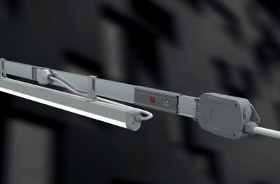 China Ohory LED Lighting Busway System 1-3m Aluminum Track with 25A-40A Current and IP54 Protection for Indoor Commercial Lighting for sale