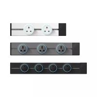China Type A Universal 3 Outlet Power Strip with 6-Foot Cord, 110-240V Voltage Range, 1100W Power Rating for International Use for sale