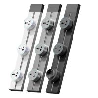 China 3 Outlet Tracked Socket with 6-Foot Cord, 1100W Power Rating, UL Listed & FCC Certified Surge Protection for sale