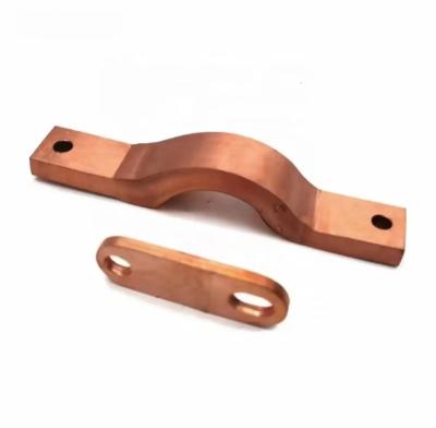 China 1 AWG Tin Plated Flexible Copper Bus Bar 600V 200A 10 Feet Length for Power Distribution for sale