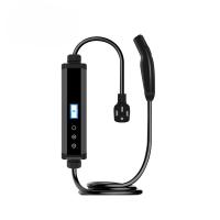 China IP66 EV Fast Charger 3.5kW/7kW AC Portable Wallbox with 1.9-inch LCD Display and 32A Current for sale
