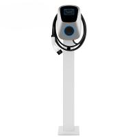China 7kW 9.6kW 11kW 22kW AC EV Charger Wallbox Floor Mounted with 4.3-inch LCD Display and OCPP 1.6 Support for sale