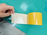 China Fiberglass Fireproof Adhesive Tape 50mm Wide 500℃ Resistant with UL94-V0 Rating and Silicone Adhesive for sale