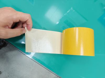 China Fiberglass Fireproof Adhesive Tape 50mm Wide 500℃ Resistant with UL94-V0 Rating and Silicone Adhesive for sale