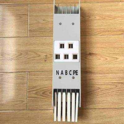 China Aluminum LED Lighting Busway 600V 40A Surface Mount for sale