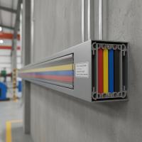 China 4 Wire Electric Busway 380V 660V 1000A Class F Insulation Copper Conductor Power Distribution for sale