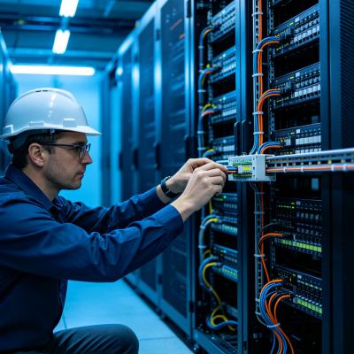 China Lightweight Aluminum Conductor Busway 400A-4000A for AI Colocation Data Centers for sale