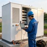 China 418kWh Liquid Cooling Energy Storage Cabinet with 200kW PCS for Hybrid Microgrid BESS for sale