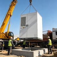 China 418 kWh Liquid Cooling Energy Storage Cabinet with 100 kW PCS for Solar BESS Applications for sale
