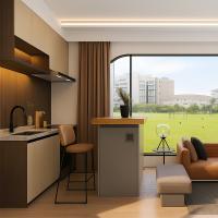 China Popular High-End Modular Furnished Mobile Space Capsule House Home 40Ft Hotel Room For Camping / Office for sale