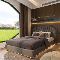 China Popular High-End Modular Furnished Mobile Space Capsule House Home 40Ft Hotel Room For Camping / Office for sale