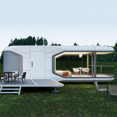 China Thermal Insulation Mobile Space Capsule Apple Cabin House Customizable Steel for sale