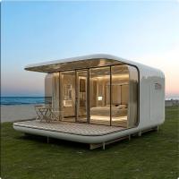 China Outdoor Eco Smart Prefabricated Cabin House Space Capsule House Home Portable Cabin With Kitchen For Unused Land for sale