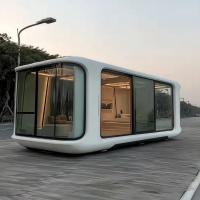 China Outdoor Eco Smart Prefabricated Cabin House Space Capsule House Home Portable Cabin With Kitchen For Unused Land for sale