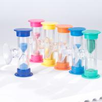 China Custom Mini Hourglass Sand Timer 3 Minute 5 Minute 7 Minute Plastic Hourglass Timer for sale