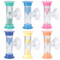 China Custom Mini Hourglass Sand Timer 3 Minute 5 Minute 7 Minute Plastic Hourglass Timer for sale
