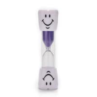 China Plastic Three Minute Sand Timer Hourglass Toothbrush Timer Traditional Design for sale