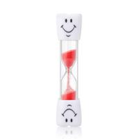 China Plastic Three Minute Sand Timer Hourglass Toothbrush Timer Traditional Design for sale