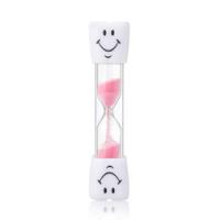 China Plastic Three Minute Sand Timer Hourglass Toothbrush Timer Traditional Design for sale