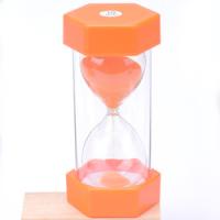 China Kids Sand Timer Hourglass Plastic Hexagonal Hourglass Free Sample for sale