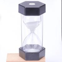 China Kids Sand Timer Hourglass Plastic Hexagonal Hourglass Free Sample for sale