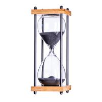 China 120 240 Minute Wooden Hourglass 1 Hour Sand Timer Hourglass for Decorative for sale