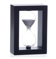 China Decorative Wooden Hourglass Sand Timer 10 15 30 Minute For Business Gifts for sale