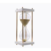 China wholesale home decoration wooden tea timer 60 minute vintage hourglass sand timer wood clock for sale