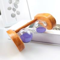 China Wholesale  Promotional Wooden Sand Timer Hourglass For Kids for sale