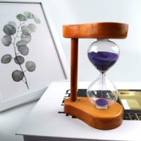 China Wholesale  Promotional Wooden Sand Timer Hourglass For Kids for sale