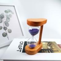China Wholesale  Promotional Wooden Sand Timer Hourglass For Kids for sale