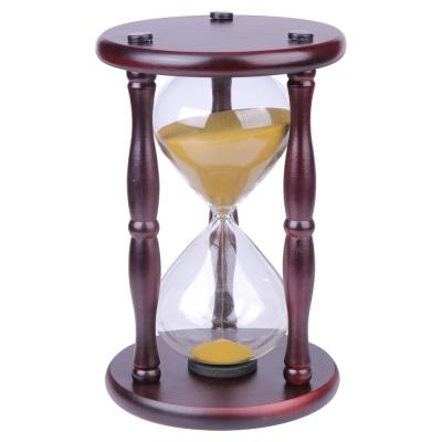 China 2 hour 5 30 minut wooden desktop hourglass timer  pendulum home office desktop set decorative sand timer hourglass for sale