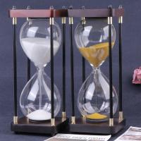 China Creative Modern Hourglass Decor Sand Timer 30 Min 5 Min 1 Min for sale
