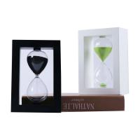 China 30 Second Sand Timer Hourglass Stool Wood Custom for Business Gifts for sale