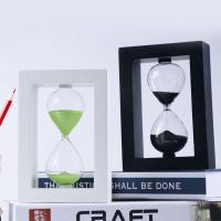 China 30 Second Sand Timer Hourglass Stool Wood Custom for Business Gifts for sale